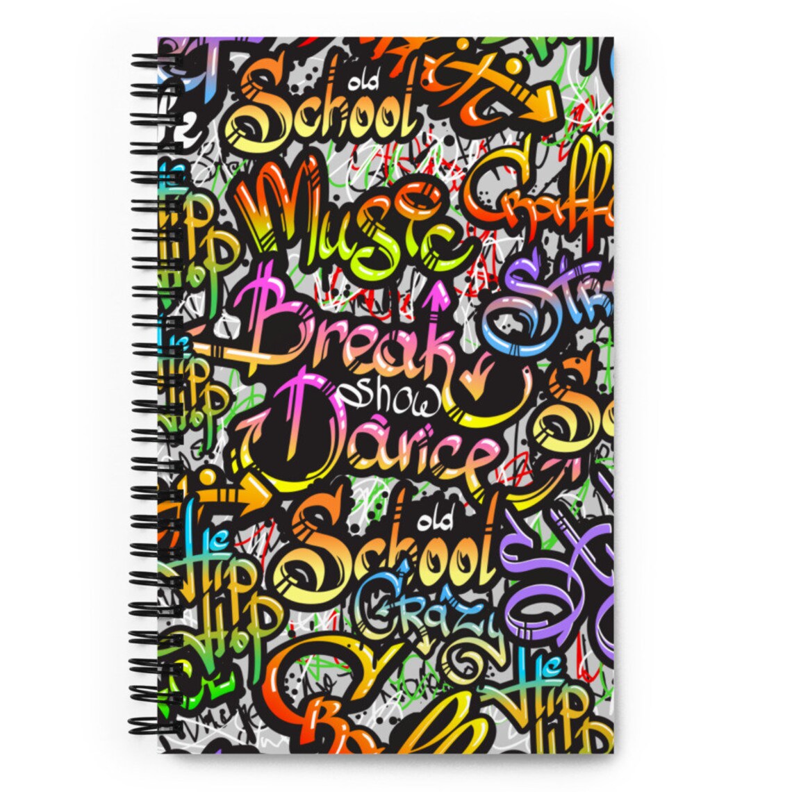 Blank Notebook Graffiti cover | Etsy