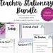Printable Teacher Stationery--printable Notes From the Teacher to Help ...
