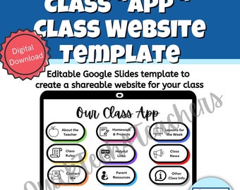 Class Slides Template - Etsy
