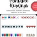 Printable Headers Bulletin Board Bunting Classroom Decor Headings - Etsy