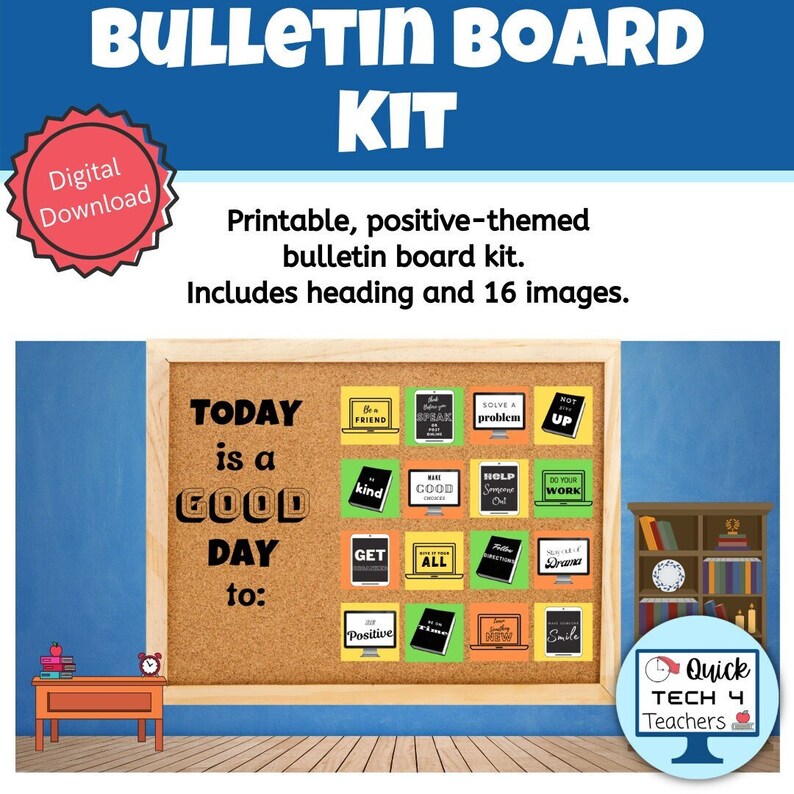 Bulletin Board Kit: Today is a Good Day To... - Etsy