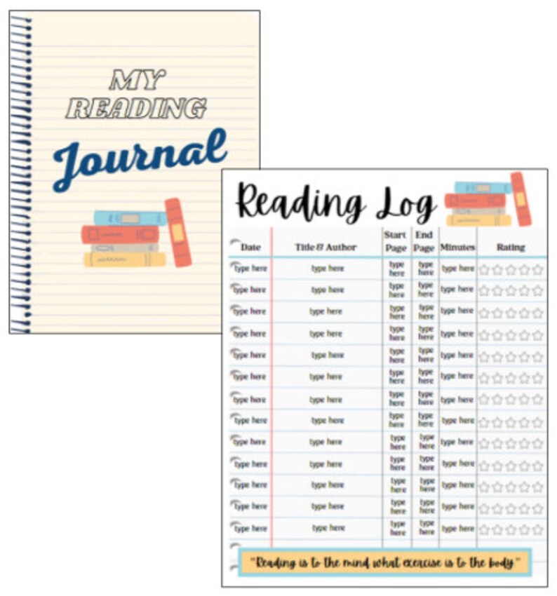 Reader's Bundle Canva Template - Etsy