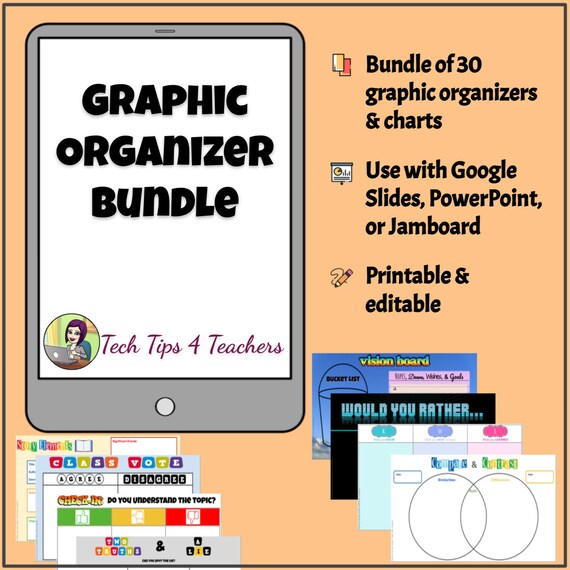 Graphic Organizer Bundle | Etsy