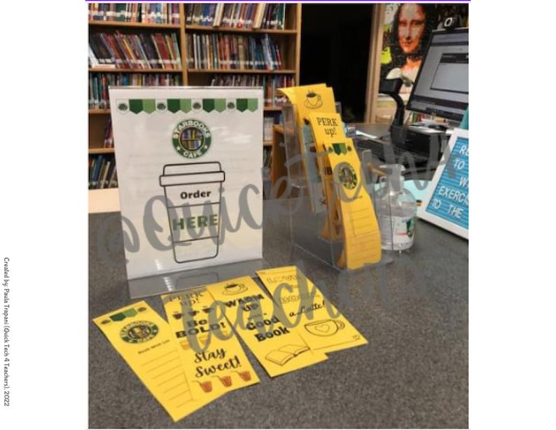 Starbooks Cafe Book Tasting Activity - Etsy