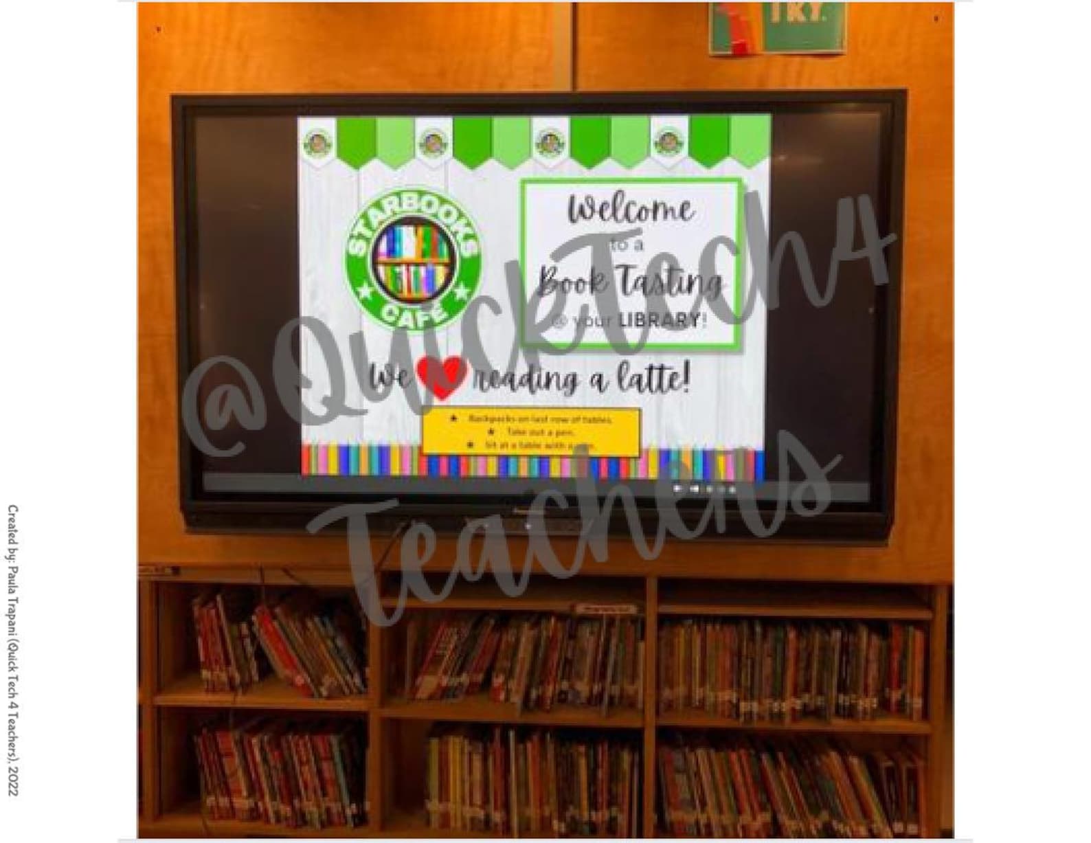 Starbooks Cafe Book Tasting Activity - Etsy