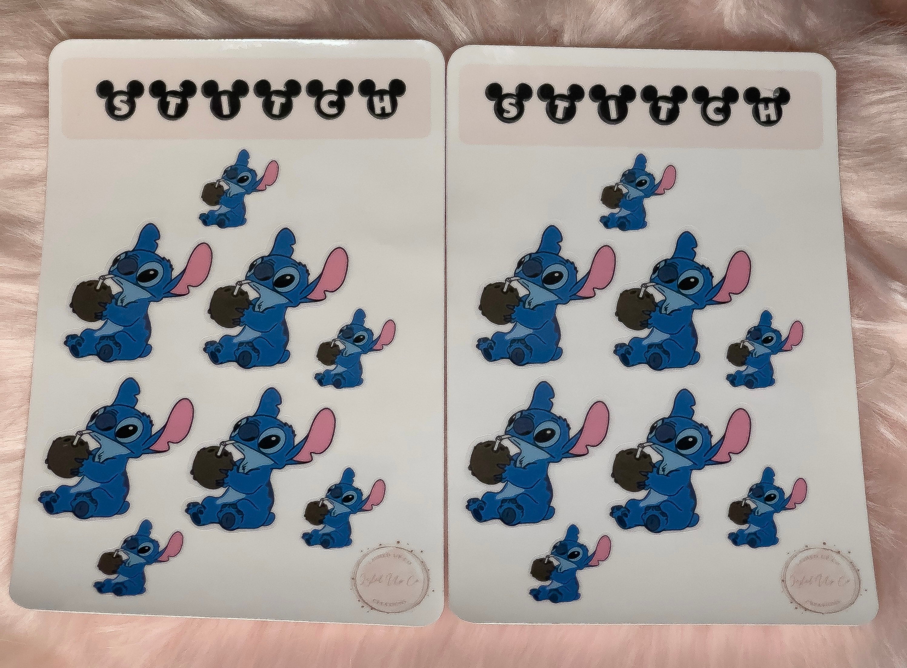 Stitch Sticker Sheets Die Cut Lilo et Stitch - Etsy France