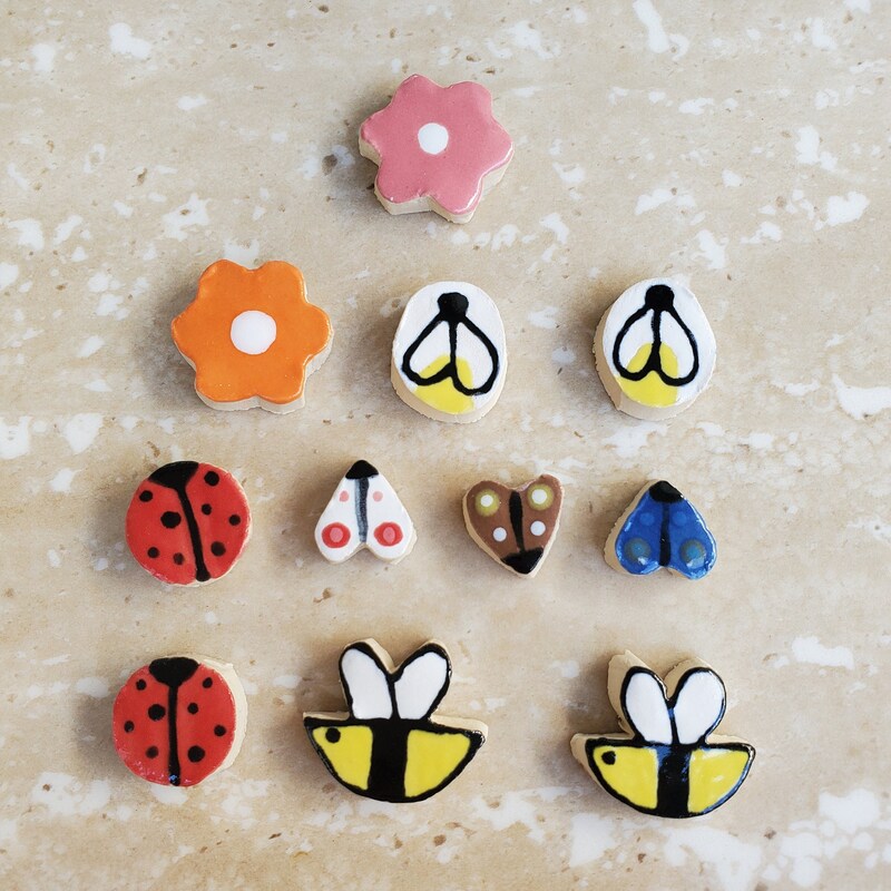Mini Mosaic Tiles - Etsy