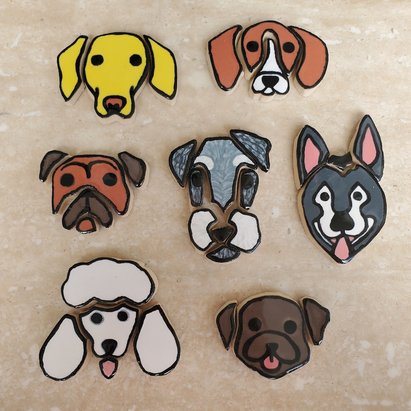 Dog Tile - Etsy