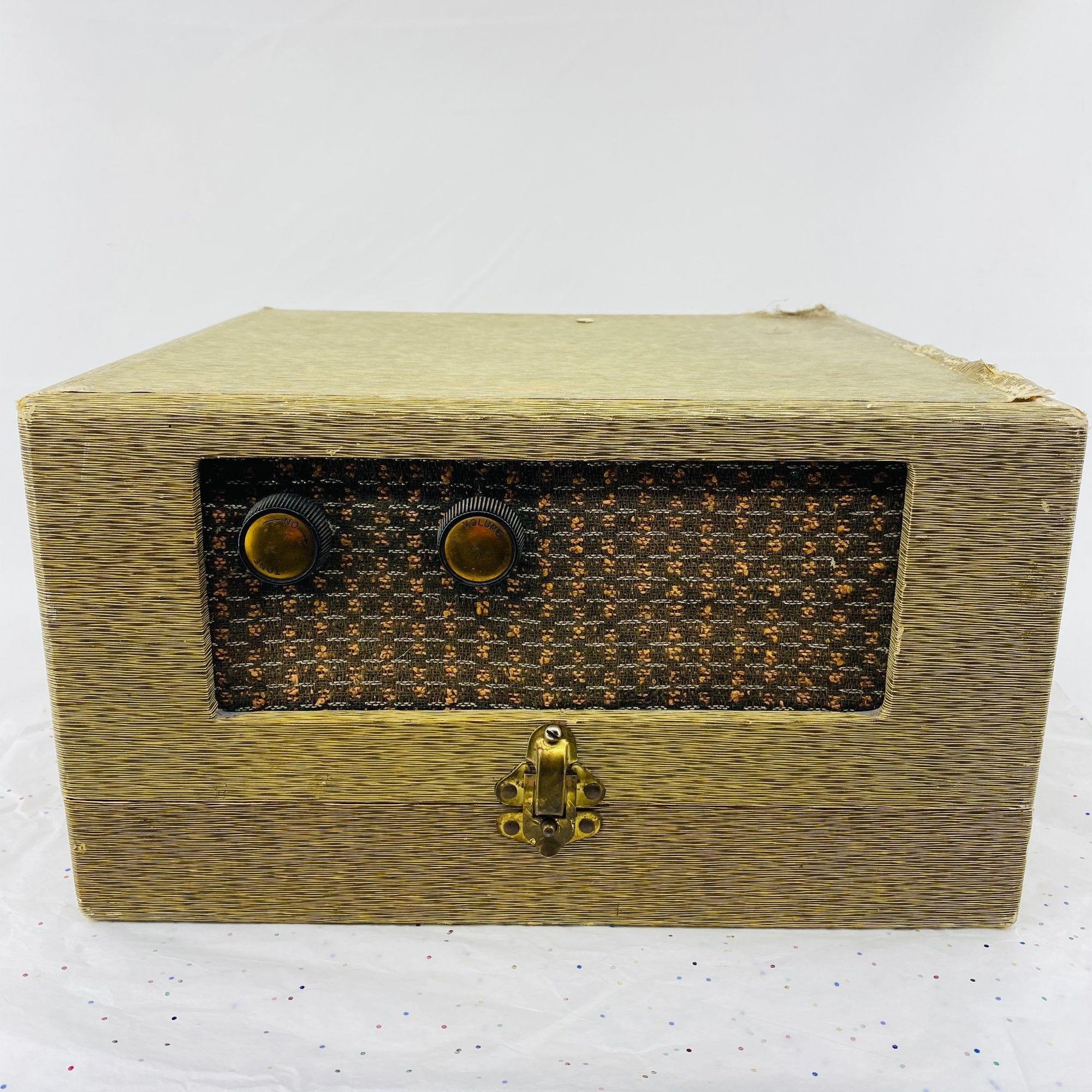 WEBCOR LARK Vintage Record Player Box Suitcase Velvet Spin - Etsy