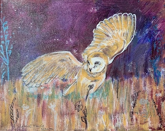 Night Owl Print - Etsy