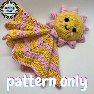 Sunshine Lovey CROCHET PATTERN - Etsy