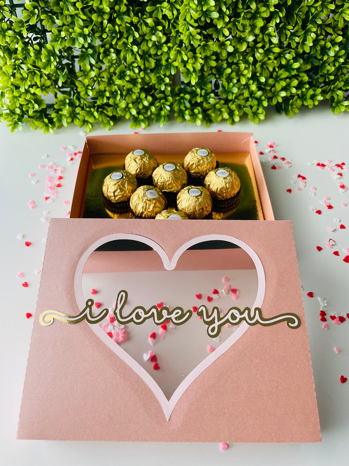 Ferrero Box Template,chocolate Box Cut File, Ferrero Valentine's Gift ...
