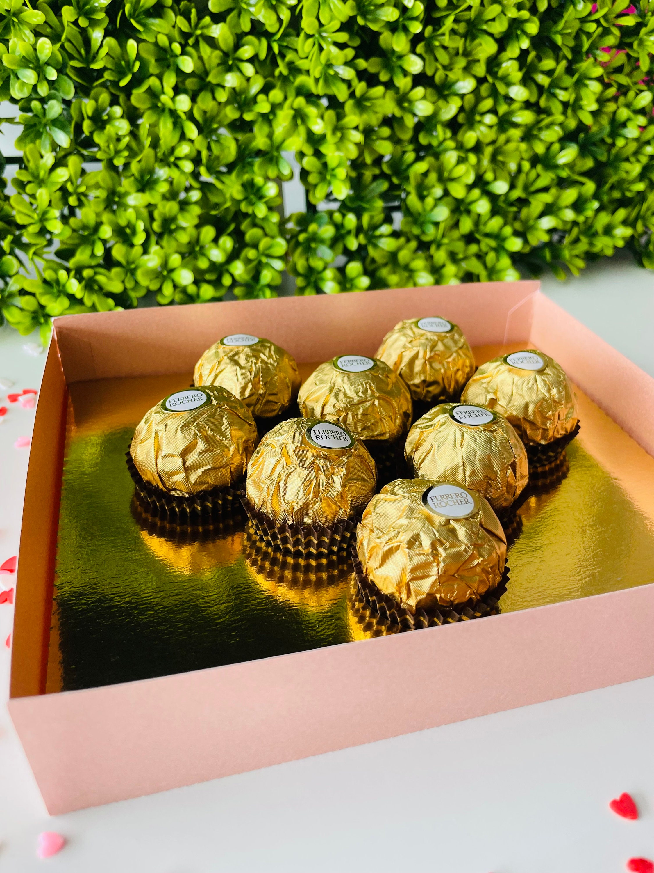 Ferrero Box Template,chocolate Box Cut File, Ferrero Valentine's Gift ...