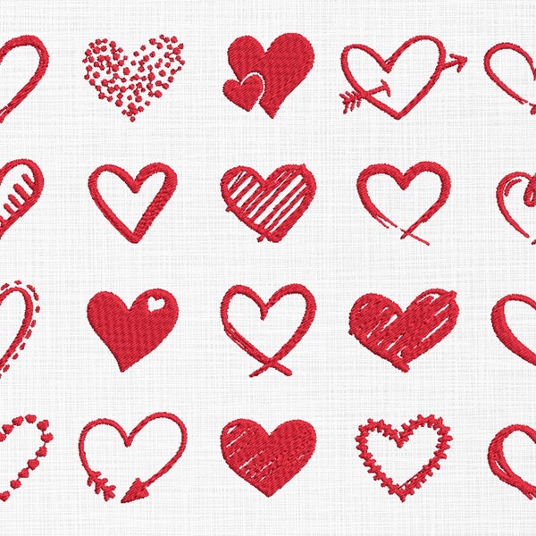 Valentine Embroidery - Etsy