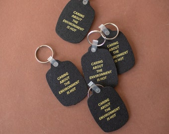 Recycled Keychain | Etsy