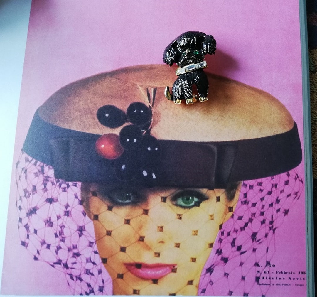 1960年代の犬のブローチ - Etsy 日本