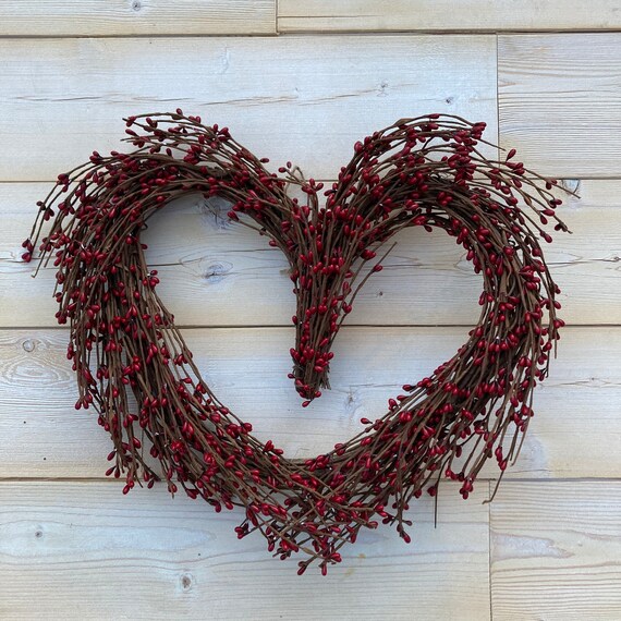 Berry Heart Wreath
