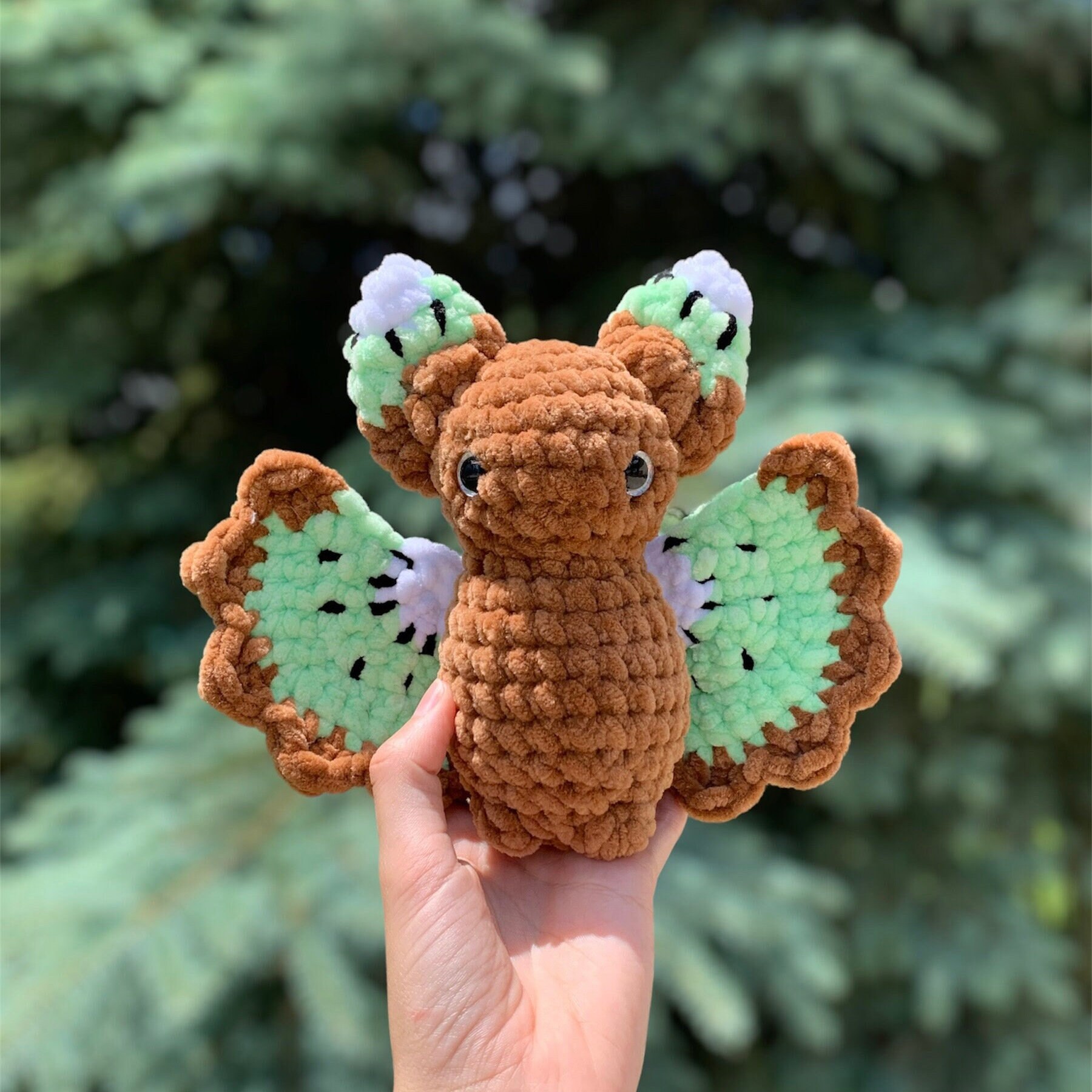 Kiwi Fruit Bat Crochet Pattern - Etsy