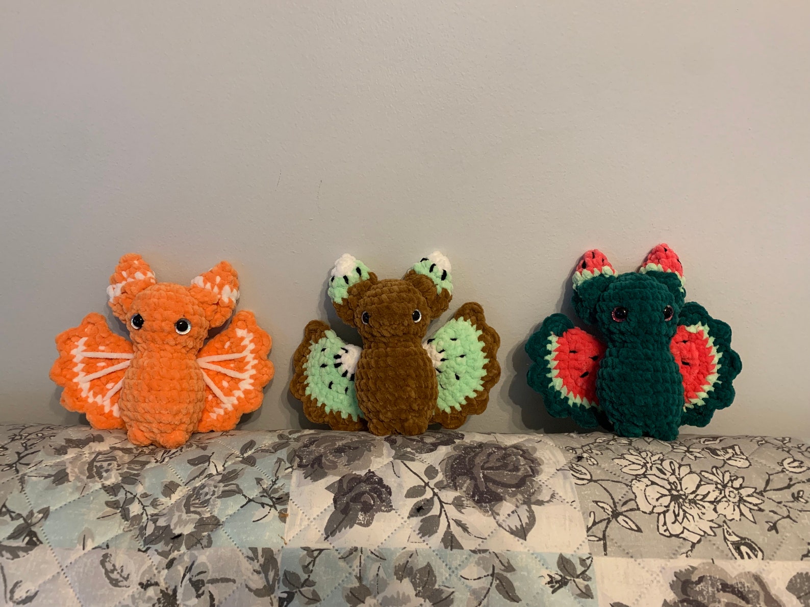 Kiwi Fruit Bat Crochet Pattern - Etsy