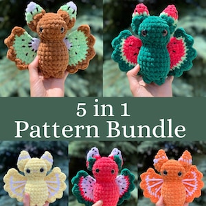 Fruit Bat BUNDLE Crochet Pattern - Etsy