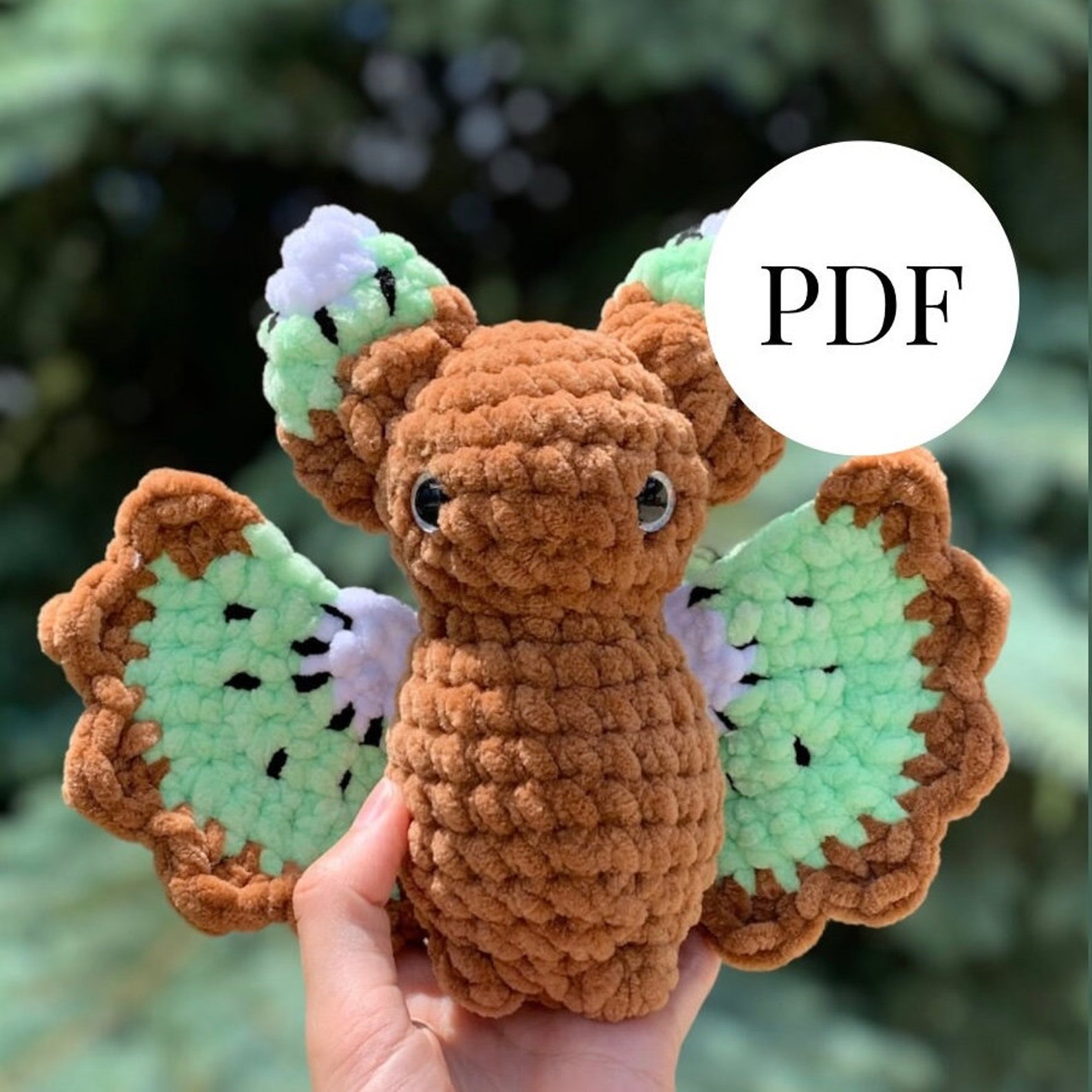 Kiwi Fruit Bat Crochet Pattern - Etsy