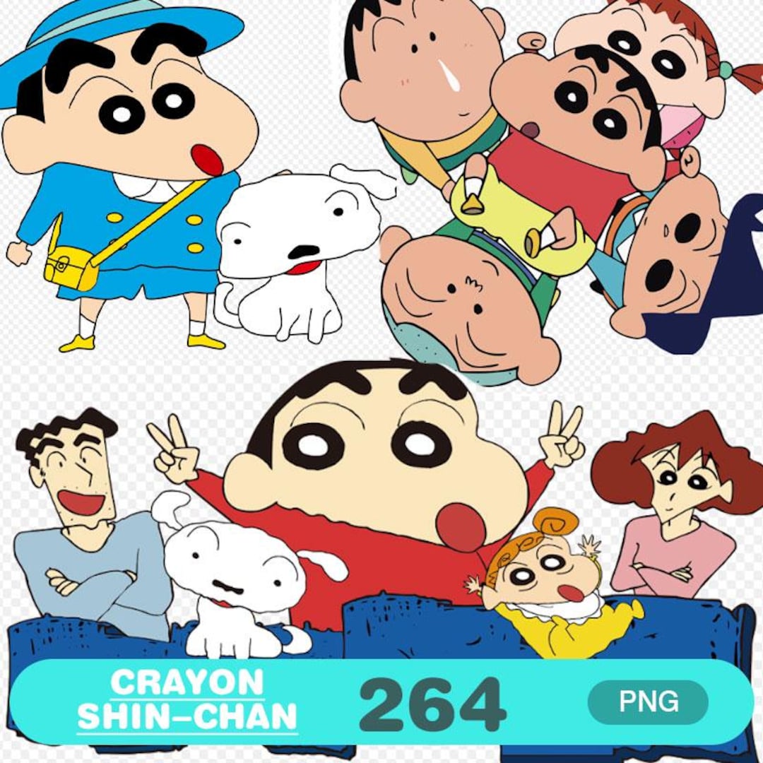 Crayon Shin-chan Png Download 260, Character Collection Clipart ...