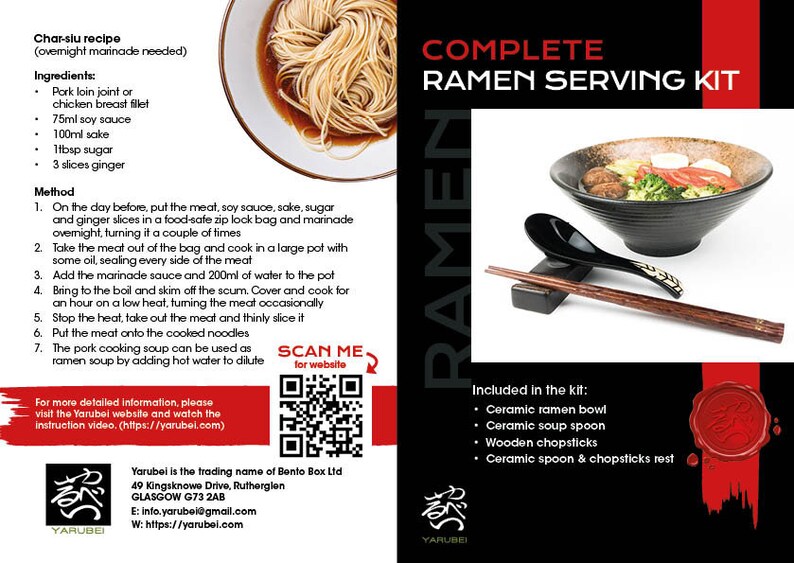 Complete Ramen Noodles Kit - Etsy UK