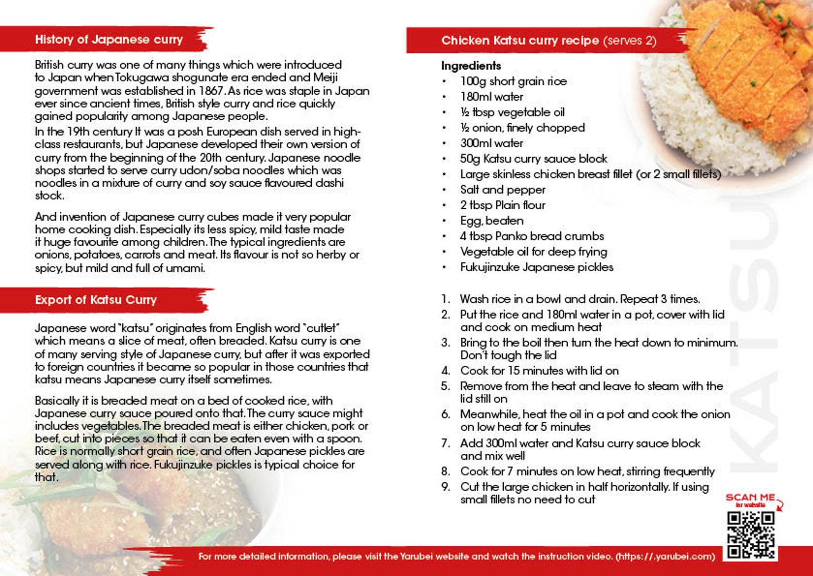 Katsu Curry Serving Kit for 1 Person - Etsy