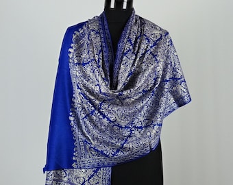 Royal Blue Scarf - Etsy