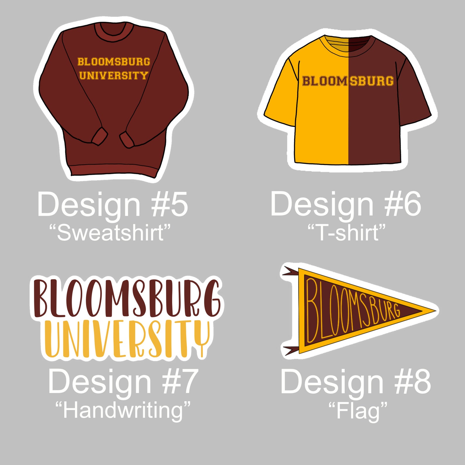 Custom College/University Stickers Custom College/University | Etsy