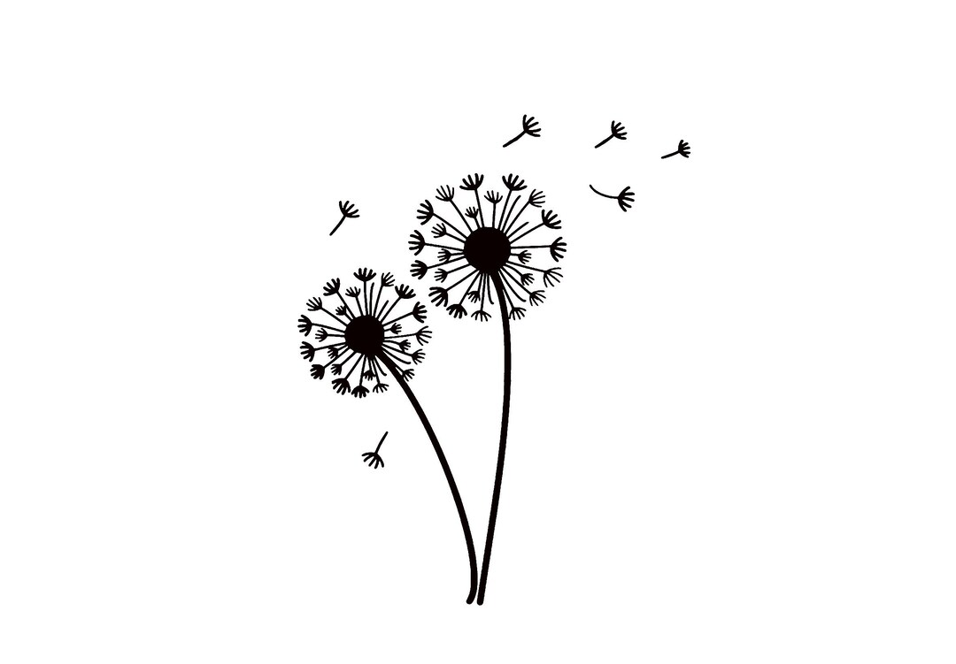 Pusteblume SVG-Datei - Etsy.de