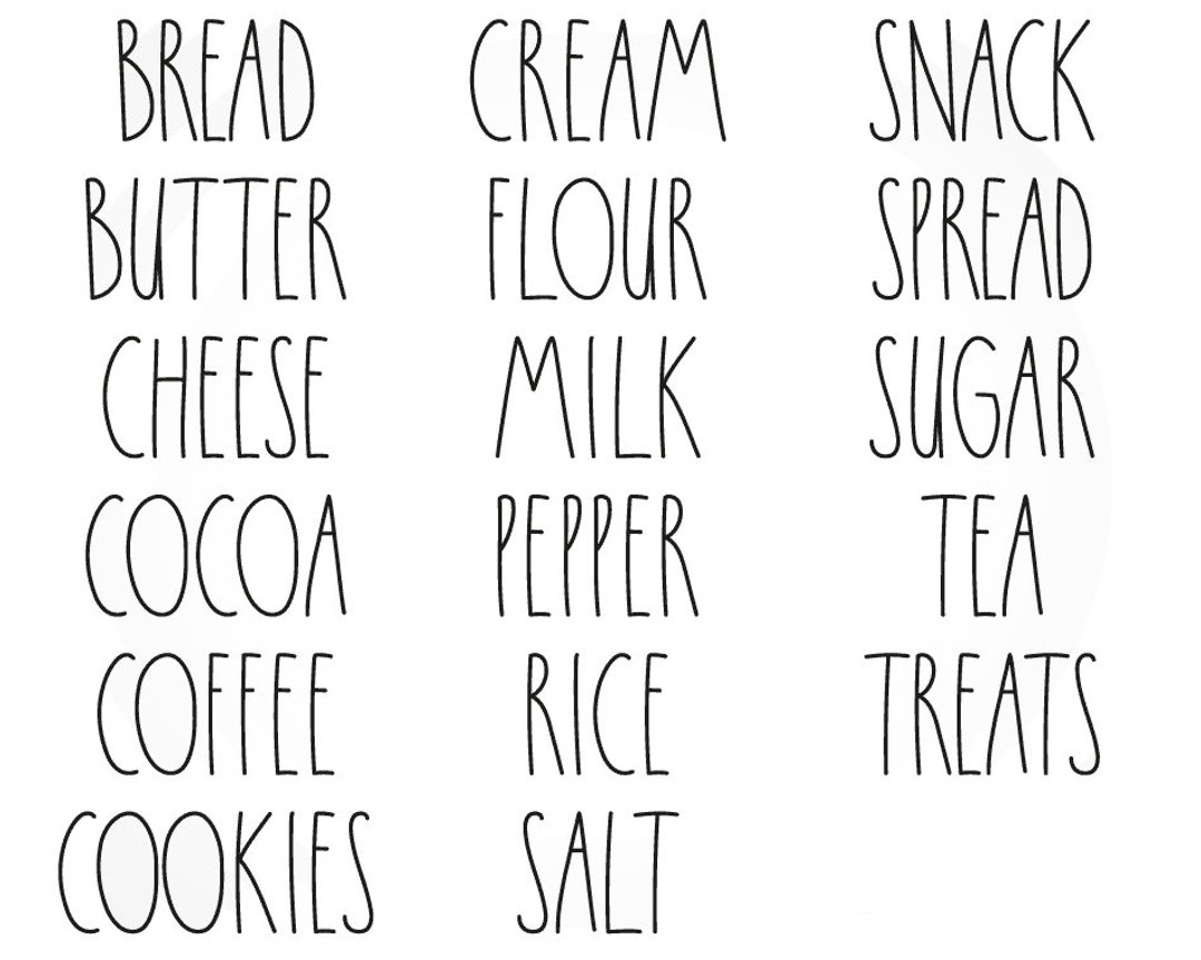 Kitchen SVG File Bundle - Etsy