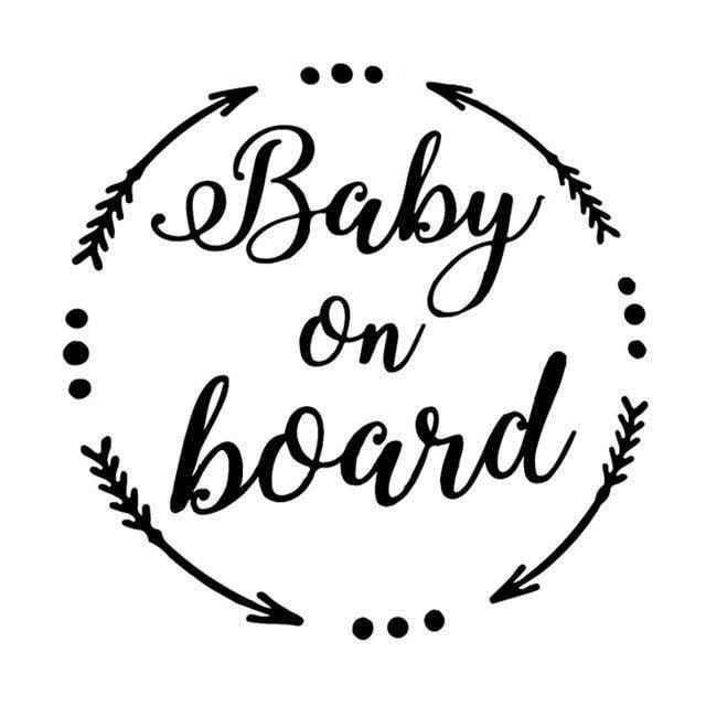 Baby on Board SVG File - Etsy