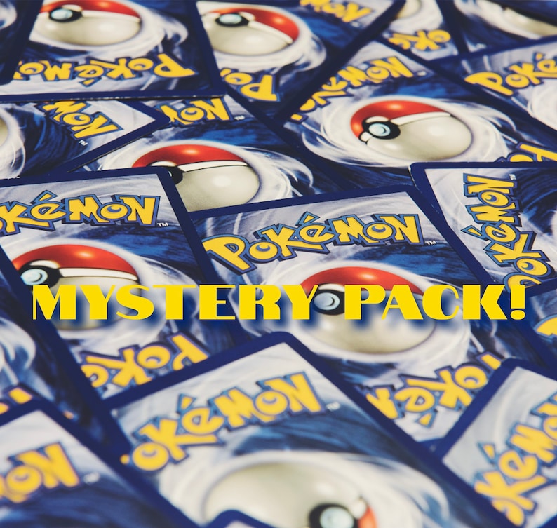Pokemon Card Mystery Pack Guaranteed Ultra Rare!! - Etsy