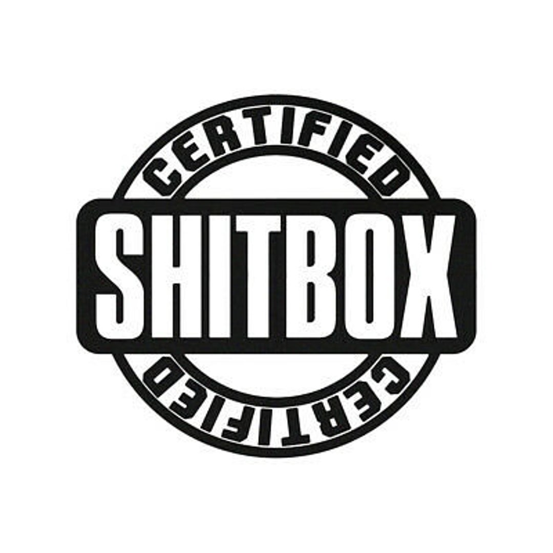 Certified Shitbox Car Decal SVG File - Etsy