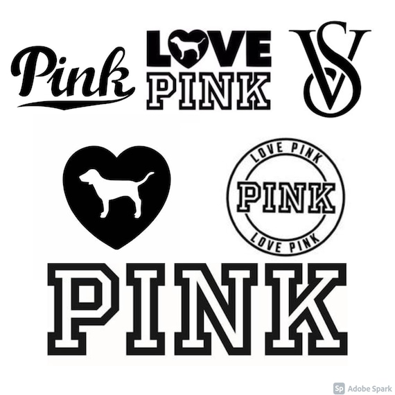 VS Pink SVG File Bundle - Etsy