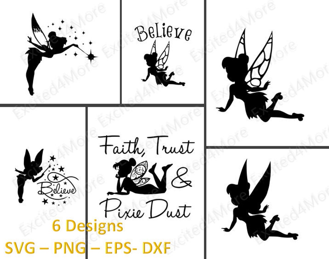 Tinkerbell SVG Bundle Tink Svg Tinkerbell Cut File - Etsy Australia