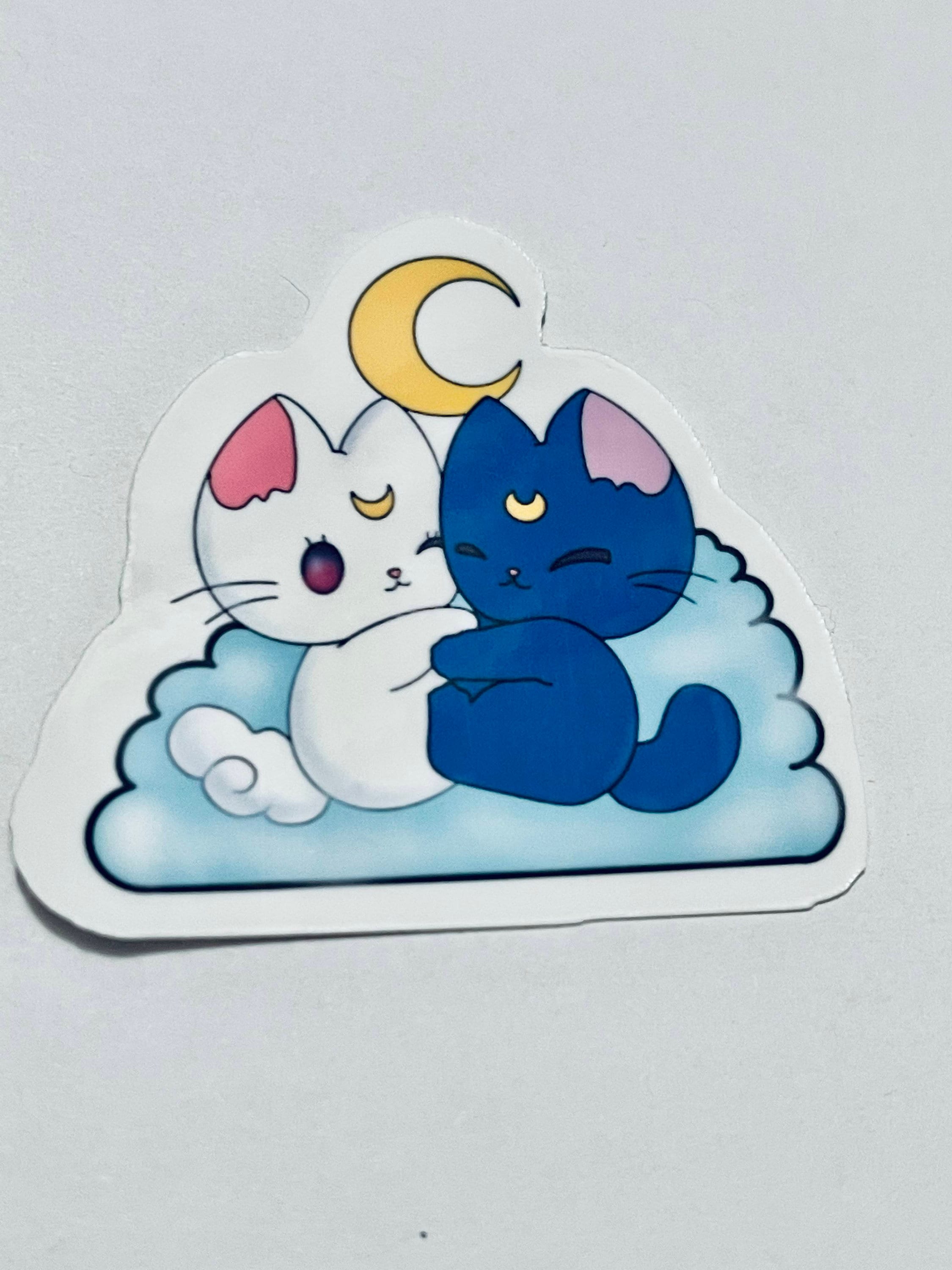 Sailor Moon Cat Stickers Luna & Artemis Cat Stickers Luna | Etsy