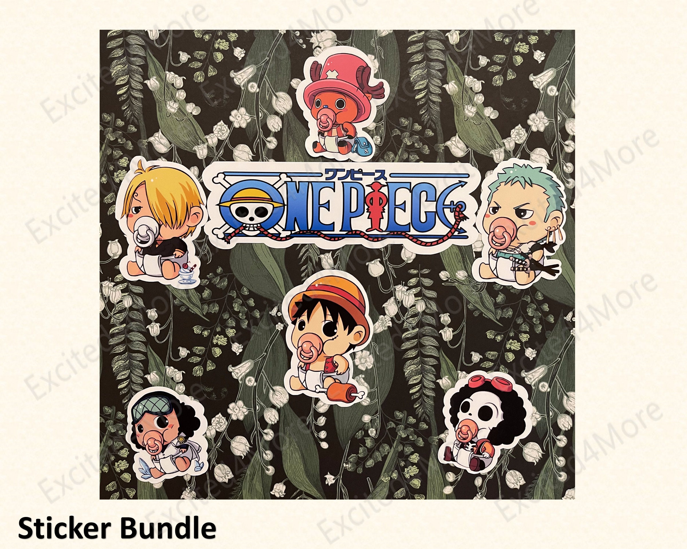 One Piece Anime Sticker Bundle Pirate Stickers Anime - Etsy.de