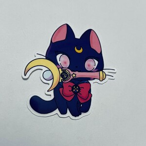 Sailor Moon Cat Stickers Luna & Artemis Cat Stickers Luna Artemis Diana ...