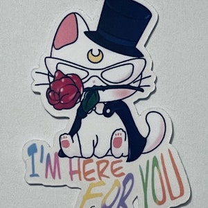 Sailor Moon Cat Stickers Luna & Artemis Cat Stickers Luna Artemis Diana ...