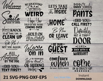 Doormat Svg Bundle | Etsy