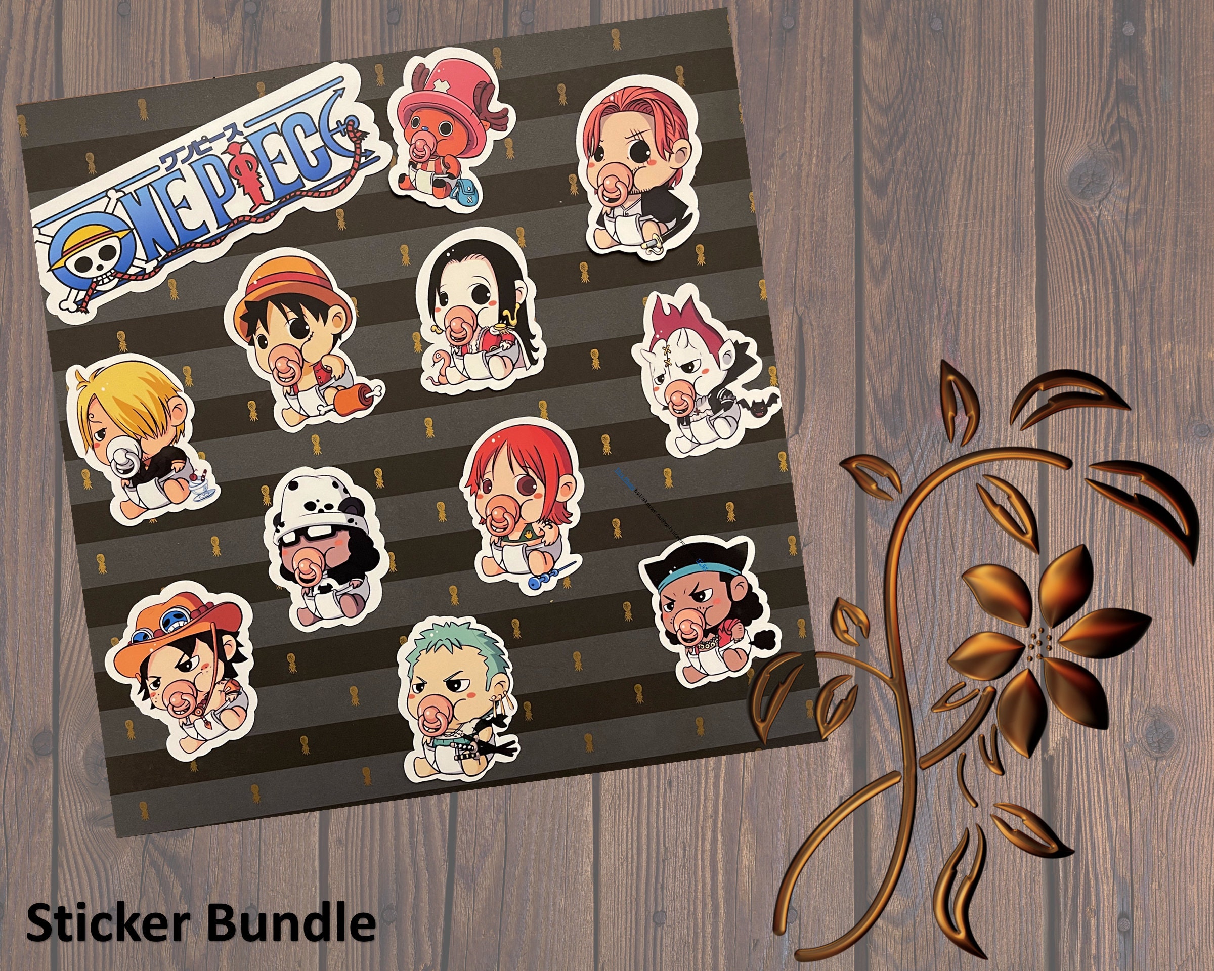 One Piece Anime Sticker Bundle Pirate Stickers Anime | Etsy