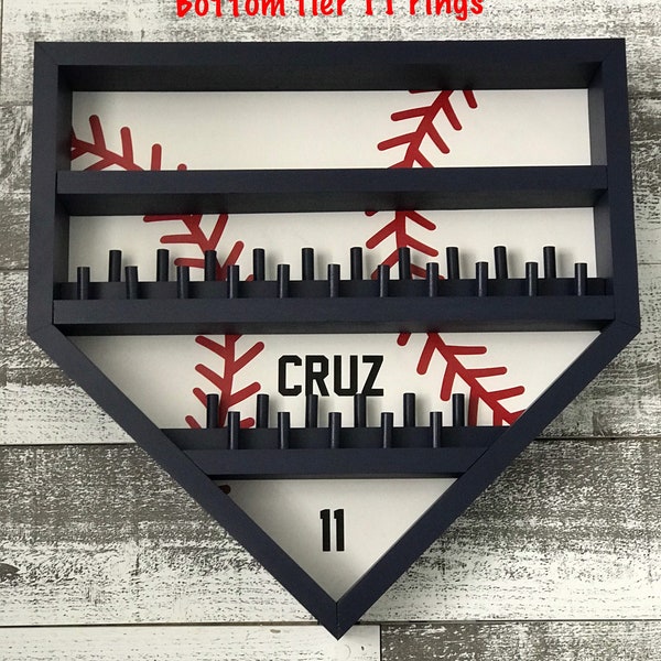 Baseball Ring Display - Etsy