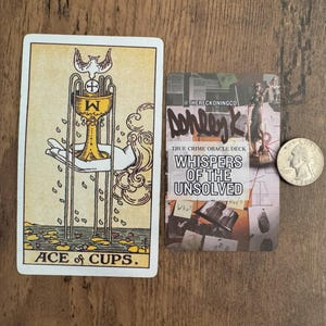Whispers of the Unsolved - True Crime Oracle Deck (180 Cards) - Etsy