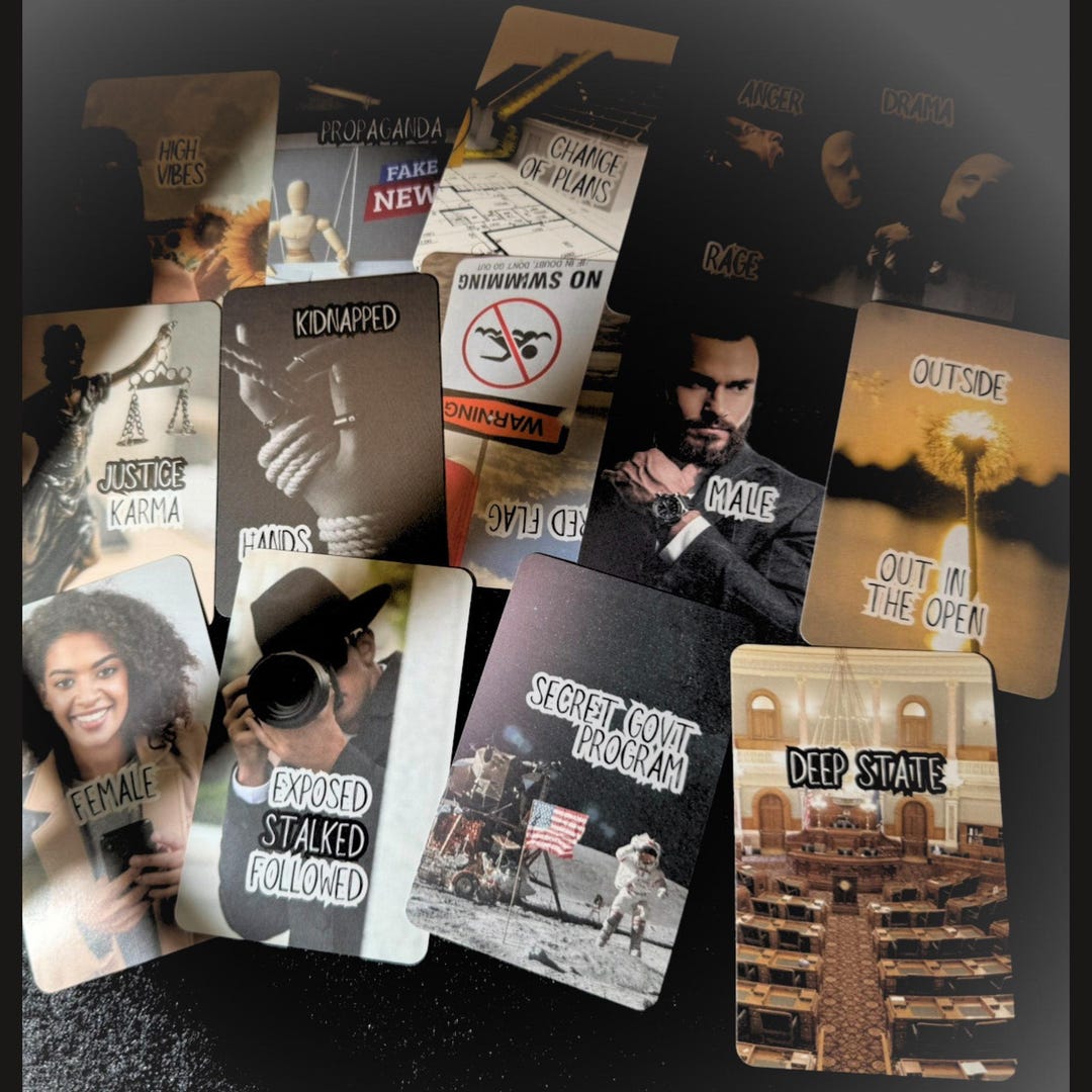 Whispers of the Unsolved - True Crime Oracle Deck (180 Cards) - Etsy