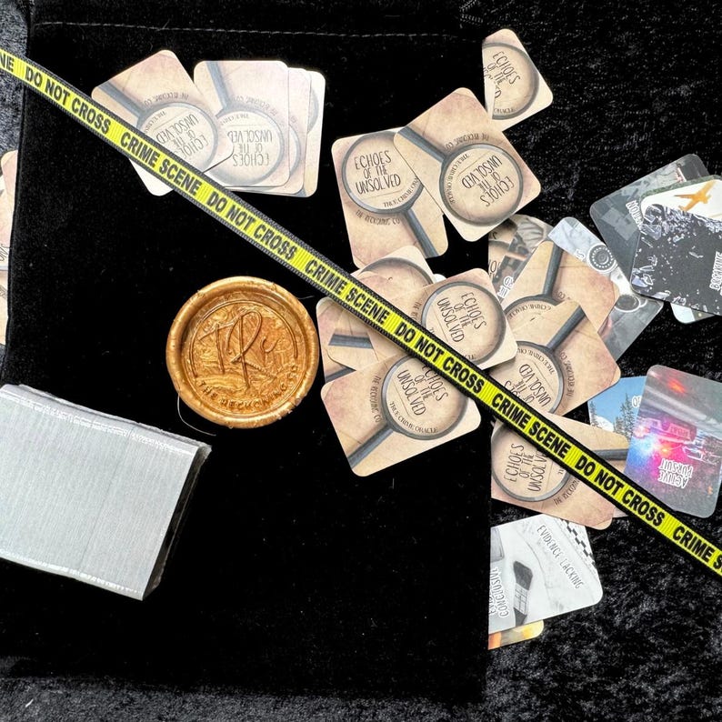 MINI [token Style] Echoes of the Unsolved - True Crime Oracle Deck (180 ...