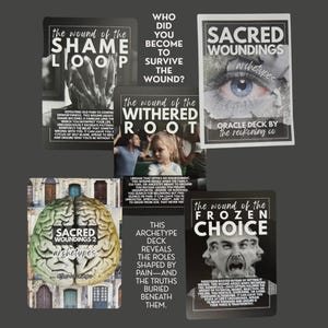 Sacred Woundings Archetypes - 89 Card Oracle Deck - Etsy
