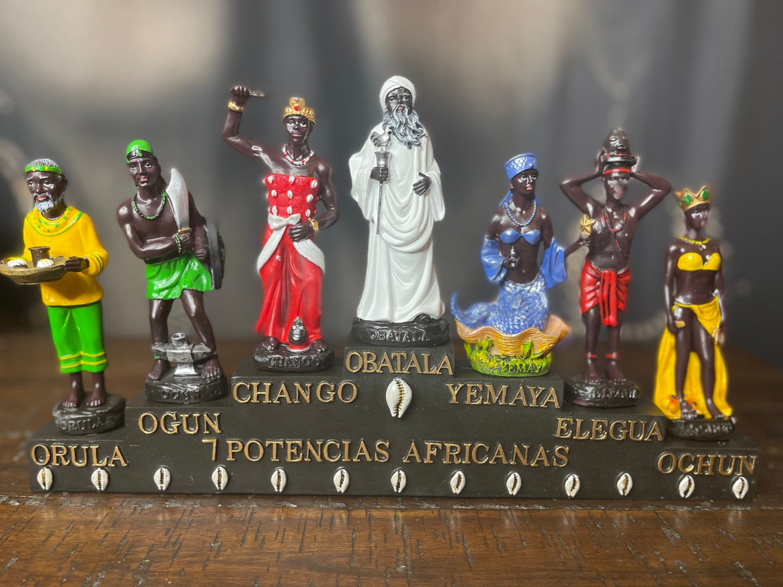 Statue of 7 African Powers 10 - Etsy