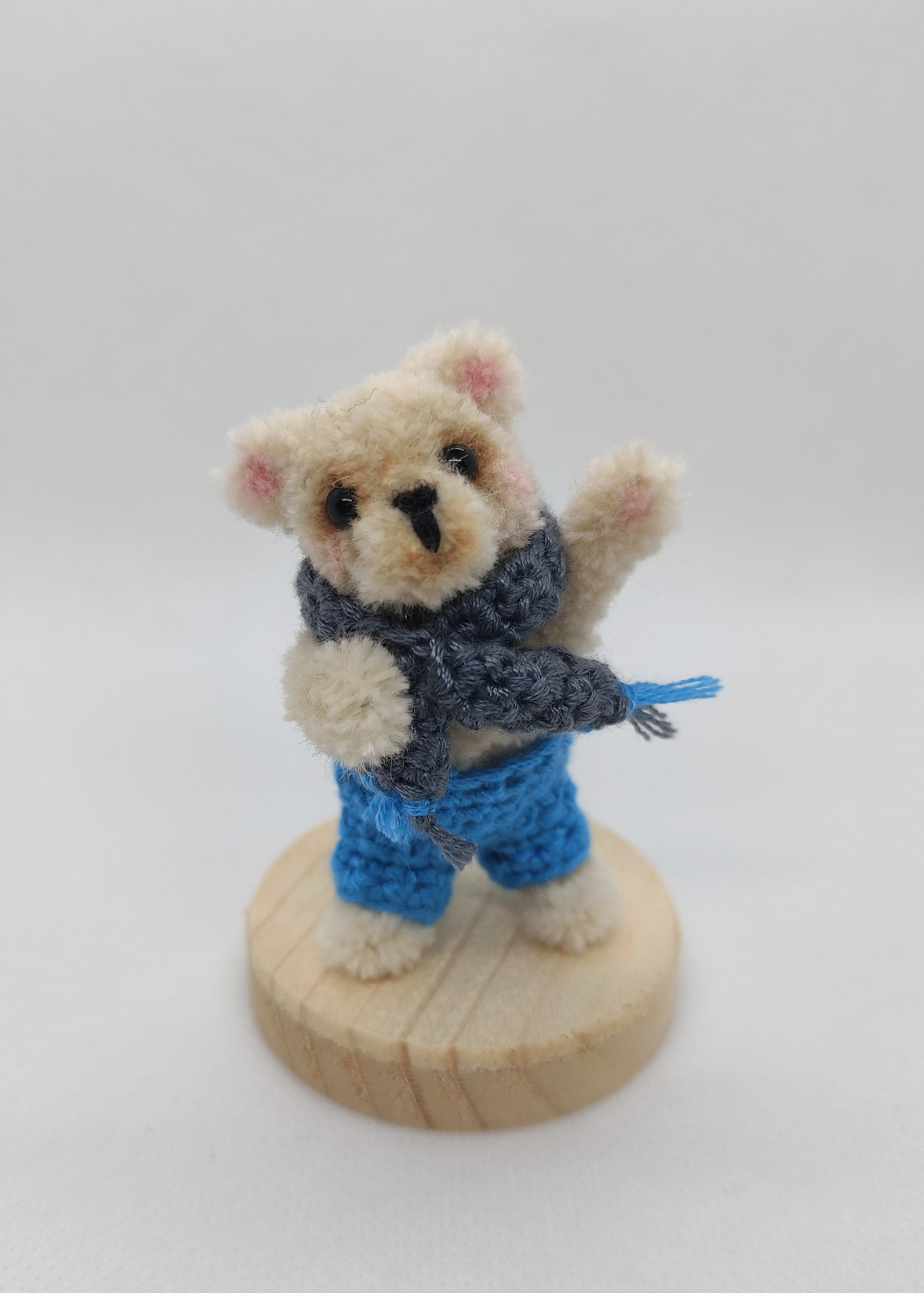 Miniature Teddy bjarne Pipe Cleaner - Etsy